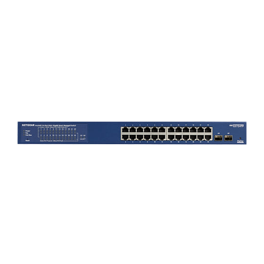 NETGEAR GS724TPv2 24-Port Gigabit Ethernet Smart Managed Pro PoE Switc ...