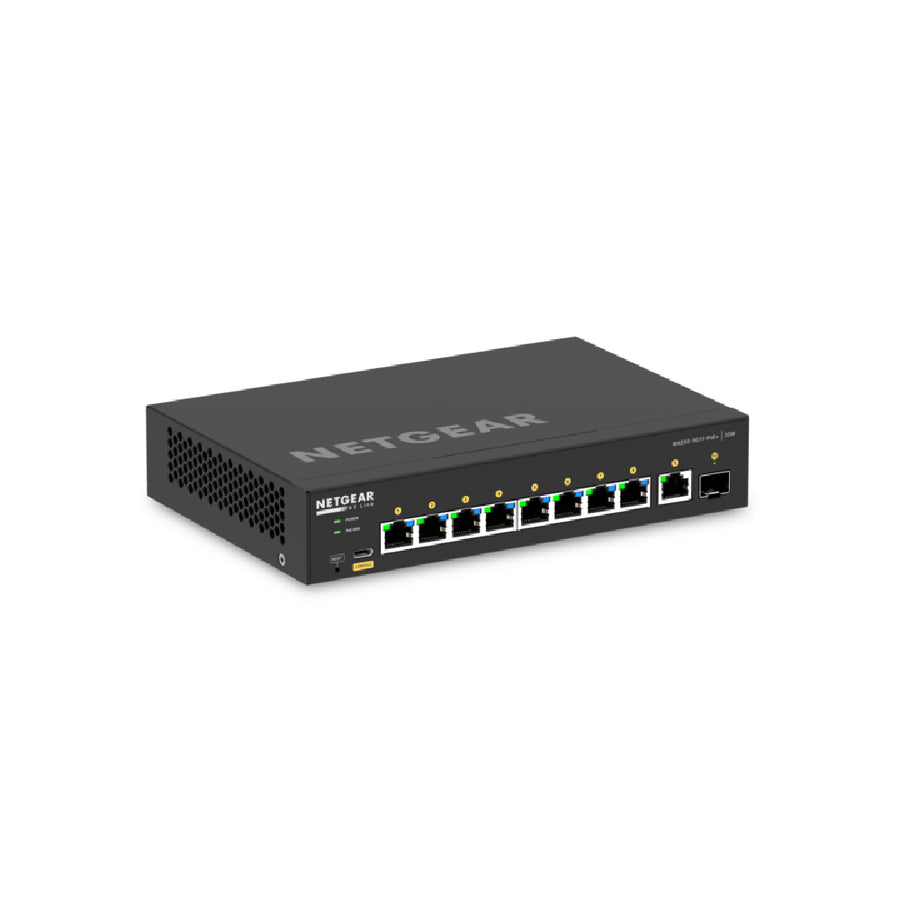 NETGEAR GSM4210PD 10-Port AV Line M4250-9G1F-PoE+ Managed Switch ...